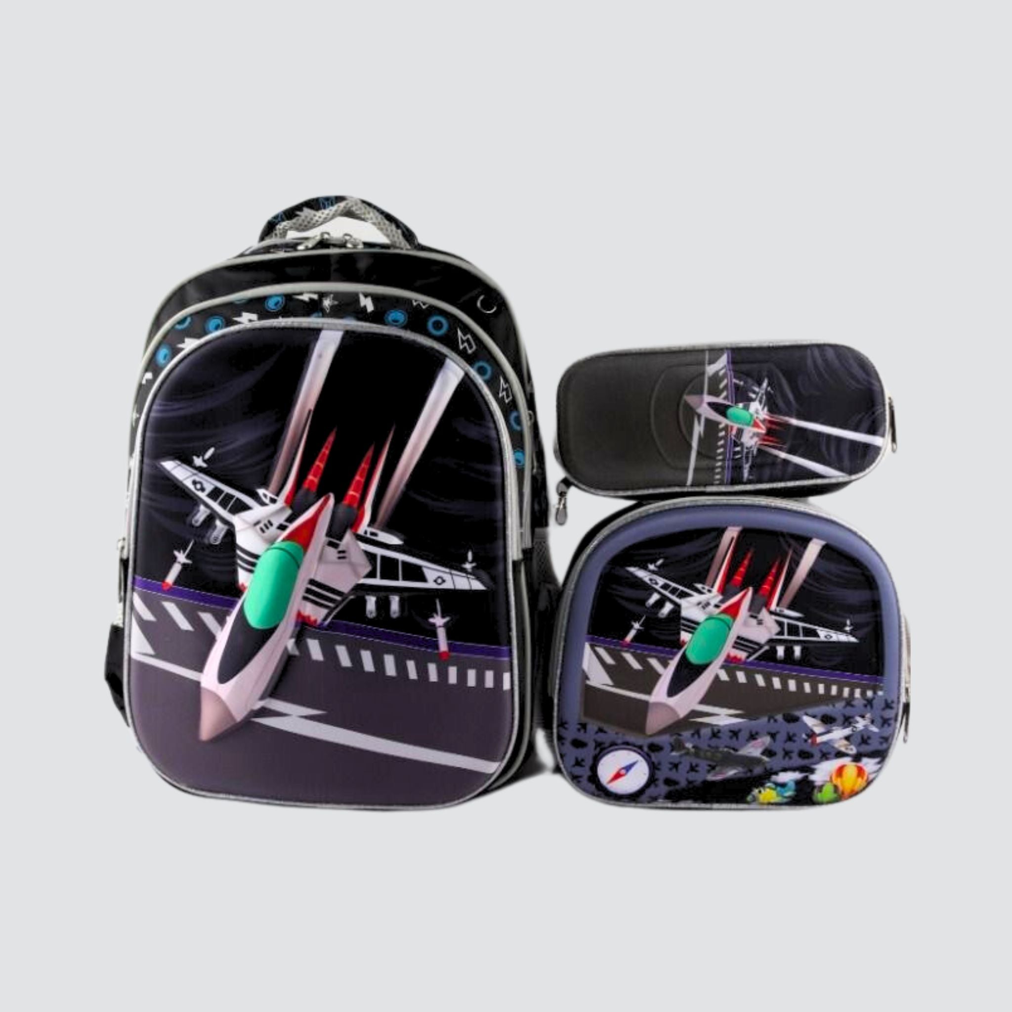 G171 Spaceship 3 Piece Backpack Set
